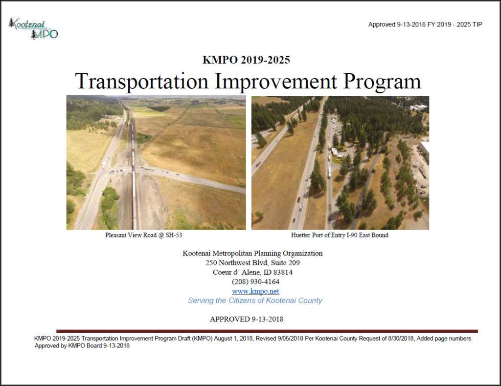 Transportation Improvement Program - KMPO